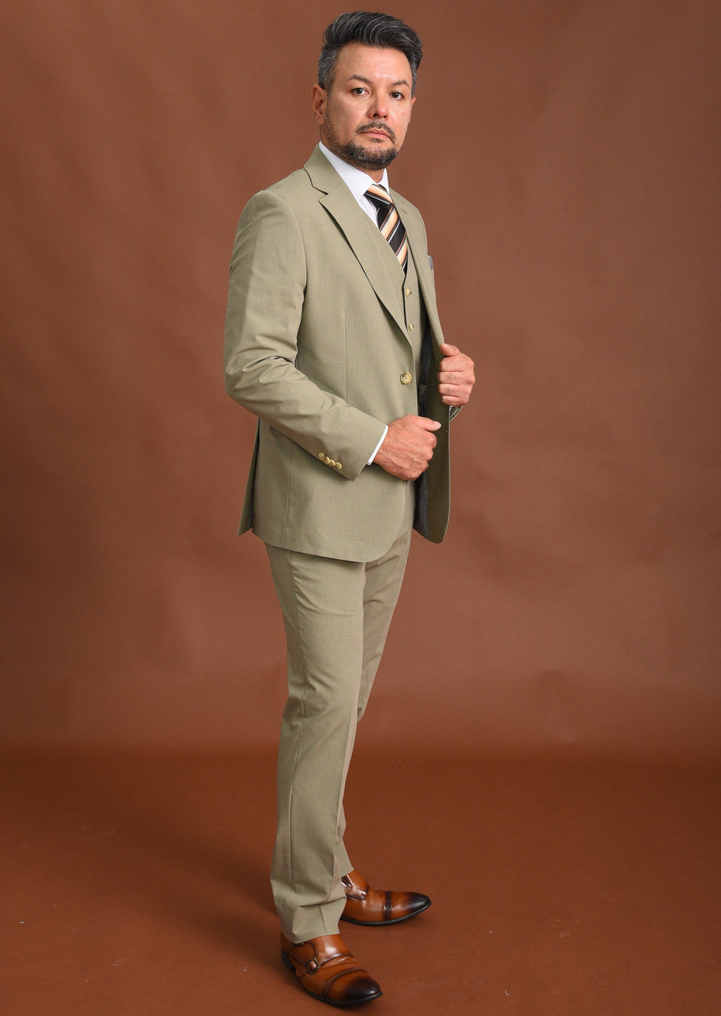 Terno slim Dallas Cáqui – GABUS